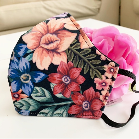 Accessories | 22 Triple Layer Handmade Face Mask Floral | Poshmark